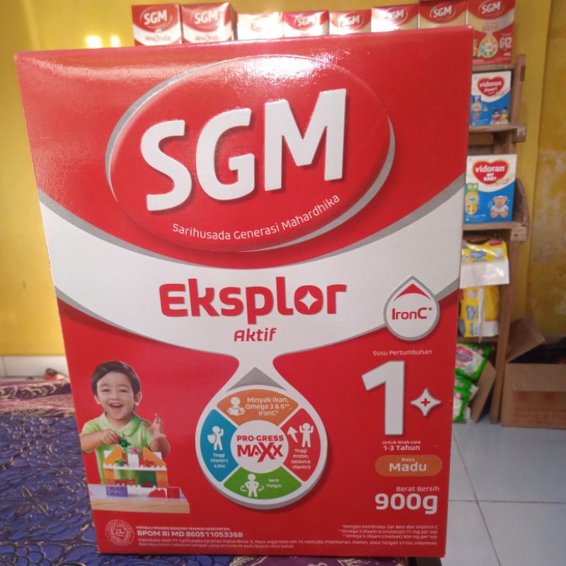 Jual Susu Formula SGM Explor Aktif 1-3 tahun | Shopee Indonesia