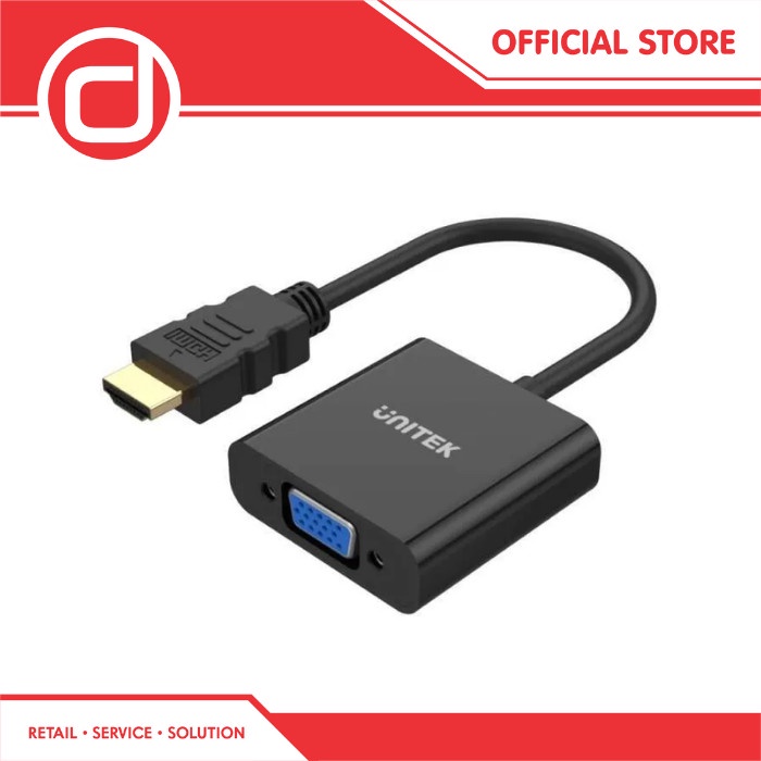 Jual Converter Unitex HDMI to VGA (Y-6333) | Shopee Indonesia
