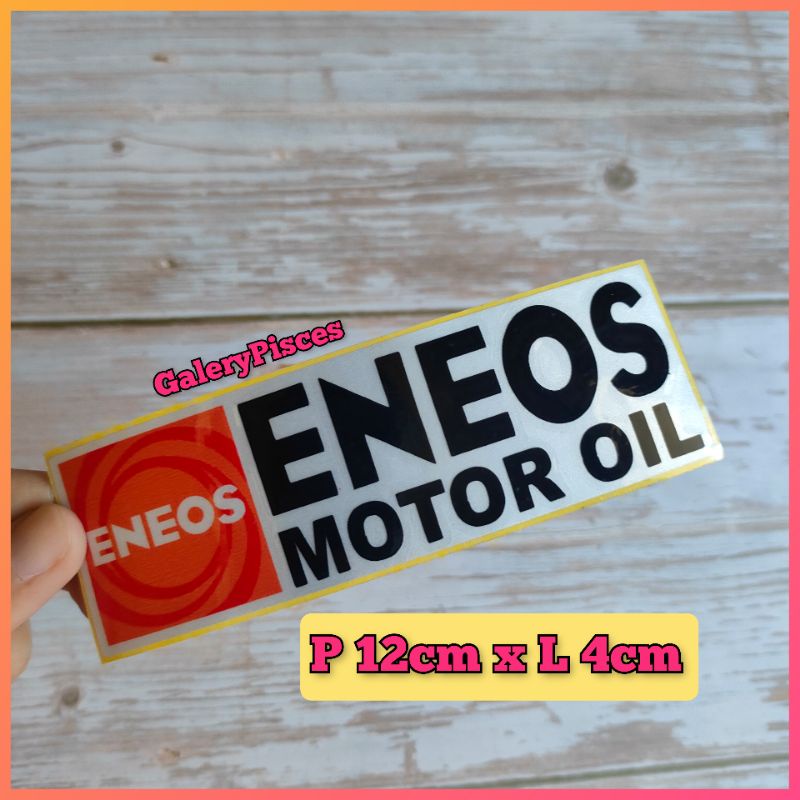Jual stiker motor oil stiker eneos sticker cutting | Shopee Indonesia