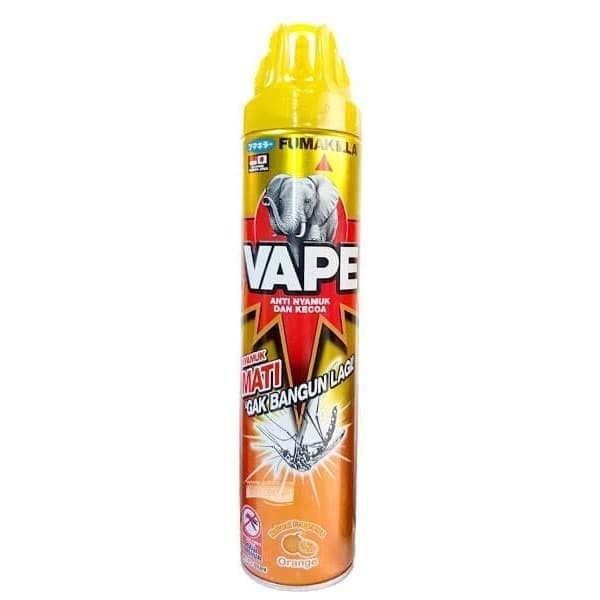 Jual Vape Aerosol Anti Nyamuk & Kecoa Orange 600ml | Shopee Indonesia
