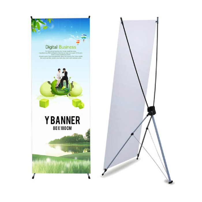Jual x banner / Y banner + materi bahan flexi china | Shopee Indonesia