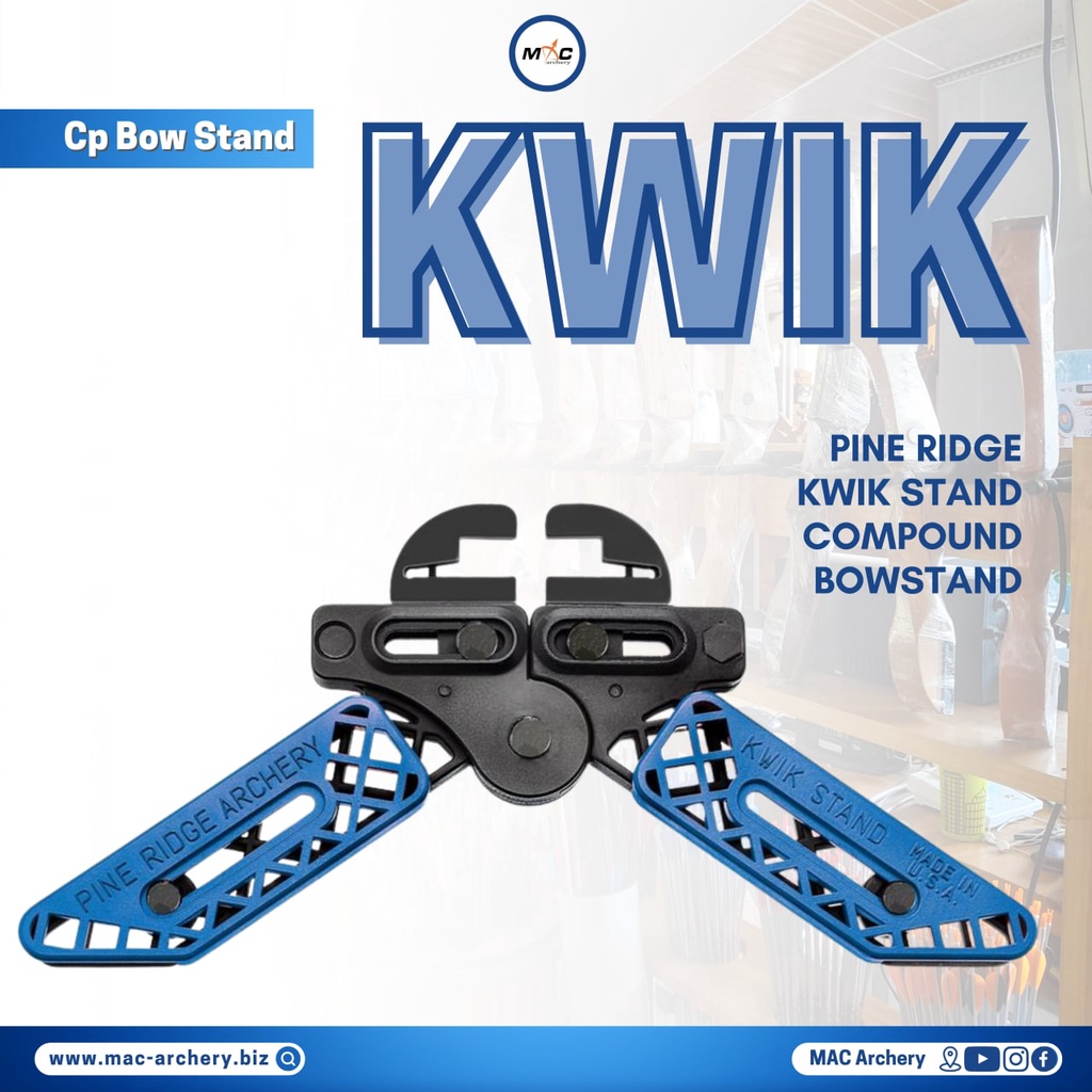 Jual KWIK STAND COMPOUND-BOWSTAND KUAT MENOPANG BUSUR PANAHAN | Shopee ...