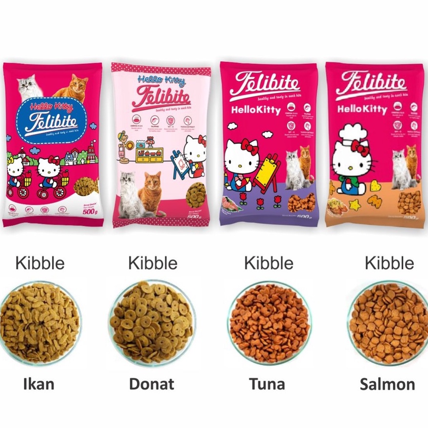 Jual Felibite Tuna & Salmon EDISI KHUSUS Hello Kitty (500gr) | Shopee ...