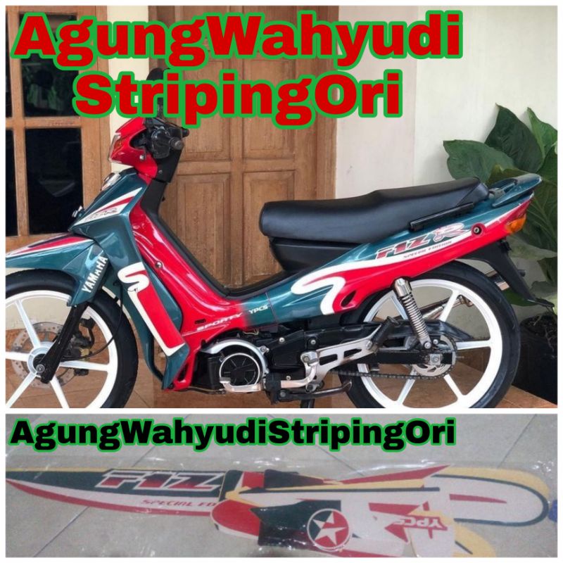 Jual STIKER STRIPING LIS BODY MOTOR YAMAHA FIZ R CALTEX SPECIAL EDITION ...
