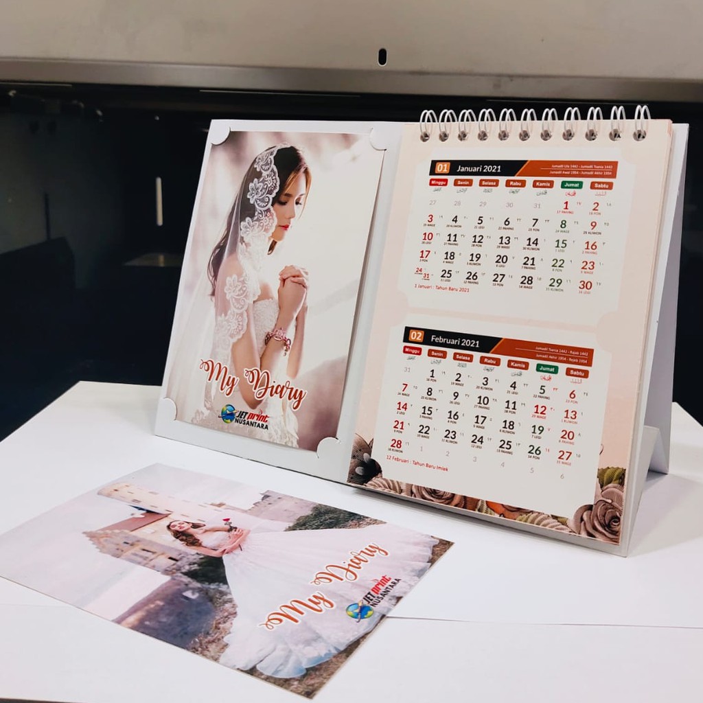 Jual KALENDER MEJA / KALENDER DUDUK MURAH FREE DESAIN LANGSUNG JADI ...