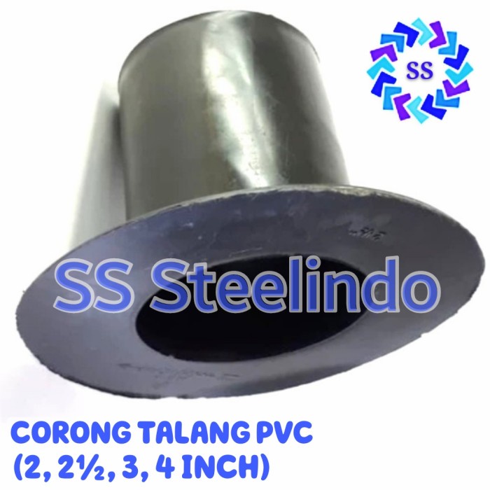 Jual CORONG UNTUK TALANG PIPA PVC BULAT HITAM MODEL TOPI (2 2,5 3 4 ...