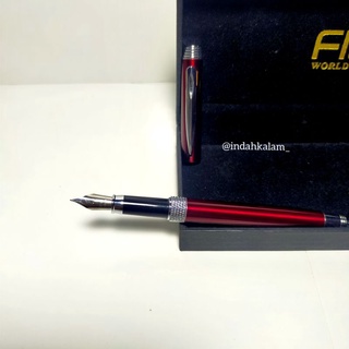Jual [LANGKA] Fountain Pen Iridium Red Set Nib Box Pulpen Klasik ...