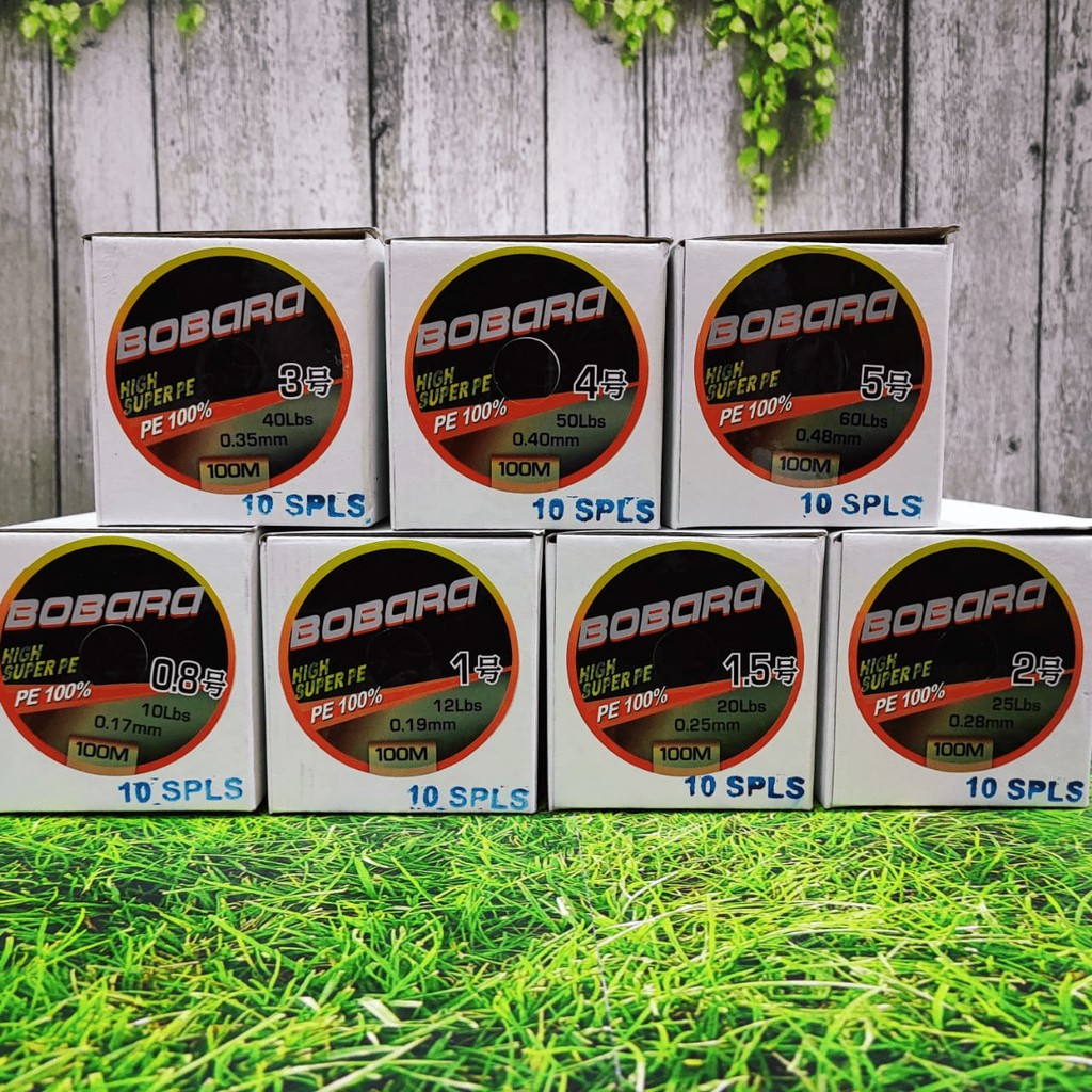Jual Senar PE Bobara High Super PE 100M Not Connecting Pilih Ukuran ...