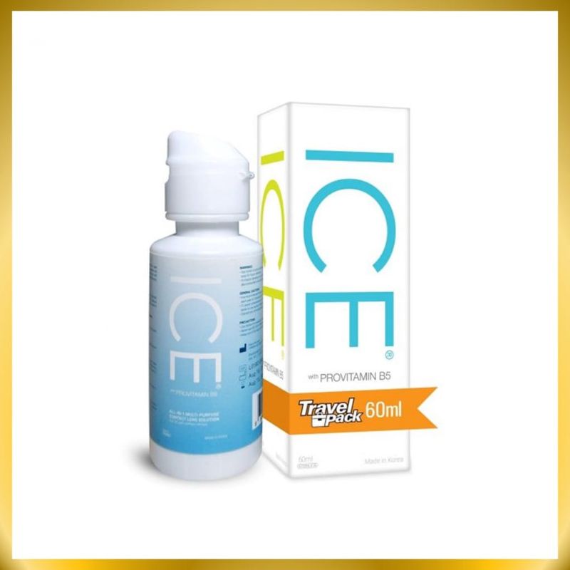 Jual (GROSIR 8.700) Air Softlens ICE 60ml / Cairan Softlens ICE 60ml ...