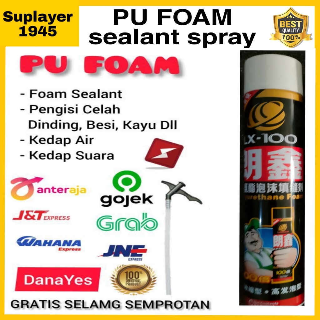 Jual PU FOAM Sealant spray / Polyurethane Foam | Shopee Indonesia