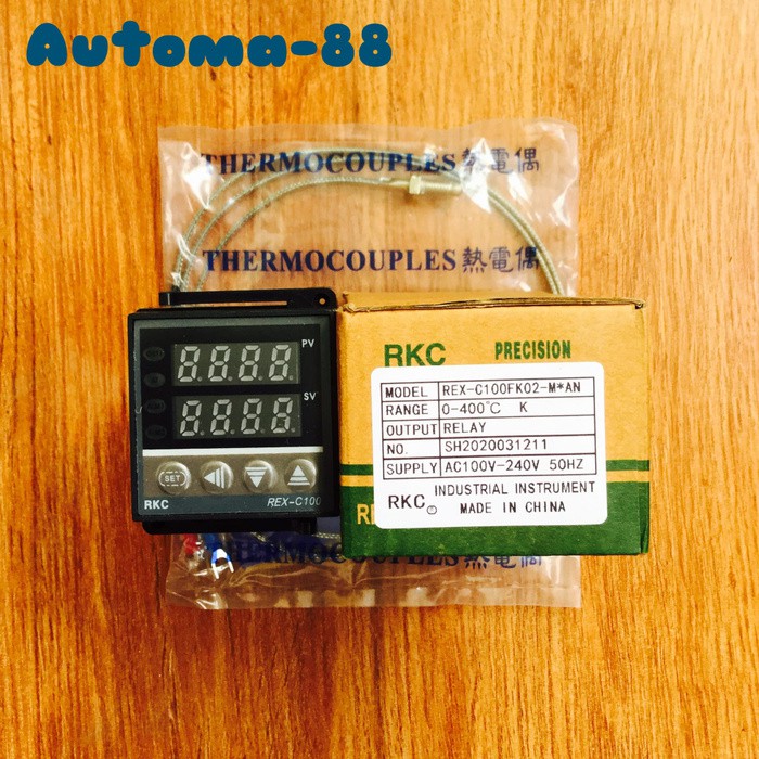 Jual Digital Rex-C100 Temperature Controller Thermostat Out Relay RKC Ja | Shopee Indonesia