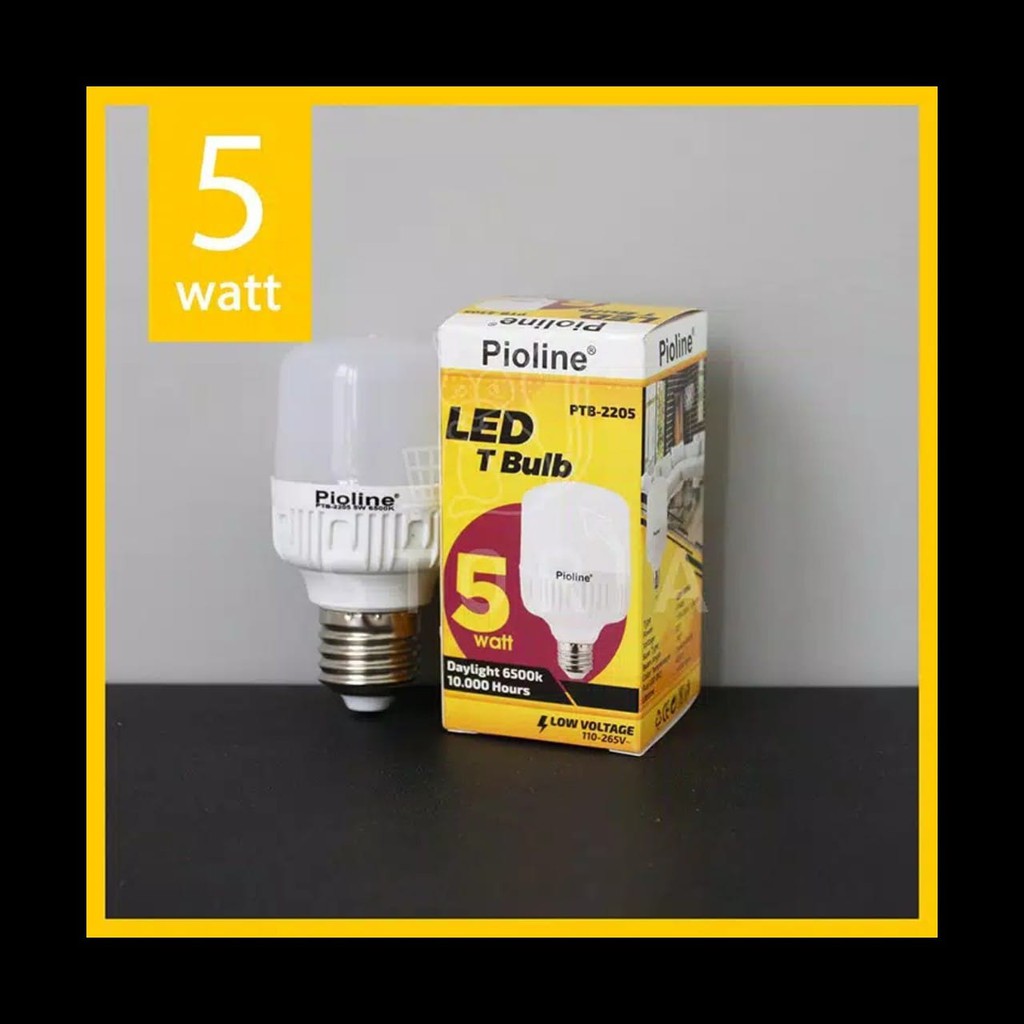 Jual LAMPU LED 5 WATT SUPER TERANG PIOLINE | Shopee Indonesia