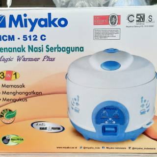 Jual MagicCom / RiceCooker Miyako MCM-512C (1,2 Liter) Indonesia|Shopee ...