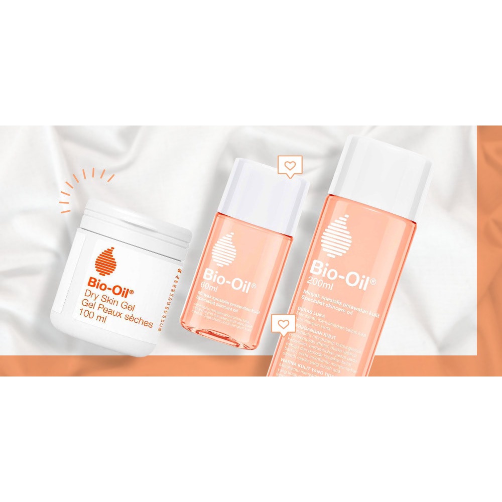 Jual Bio Oil Original/Dry Skin Gel/Skincare Natural All Size | Shopee ...