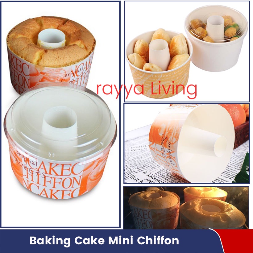Jual Loyang Chiffon Kertas Baking Cup Case Mini Chiffon Langsung Dioven ...