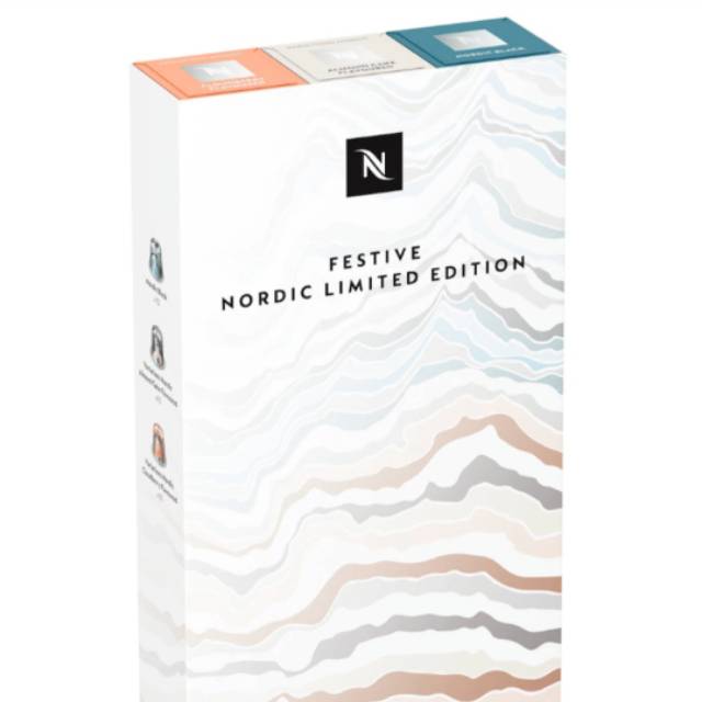 Jual Nespresso Festive Nordic Limited Edition Trio Assortment Pack Isi ...