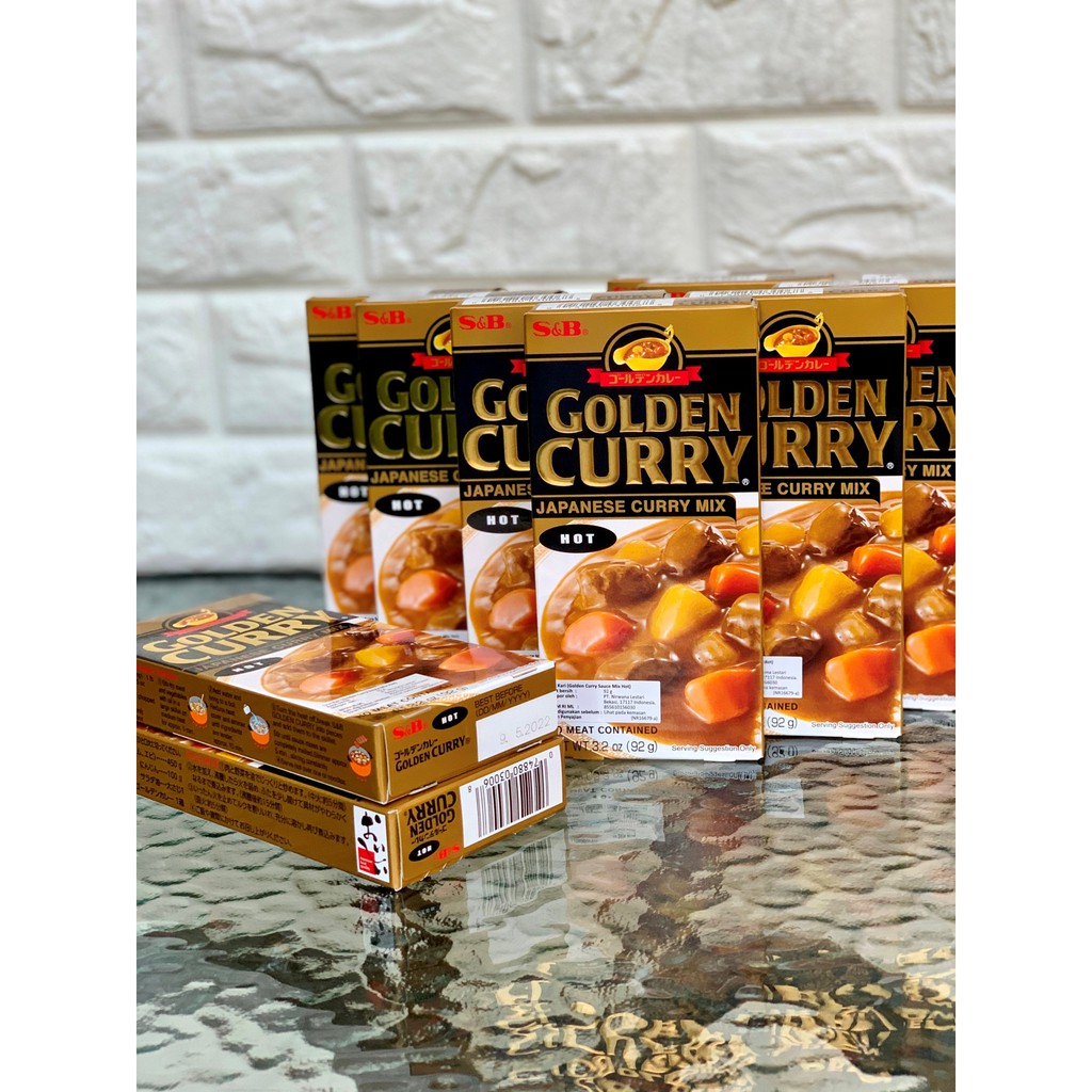 S&B Golden Curry Sauce Mix 92gr / Bumbu dapur saus kari kare import ...