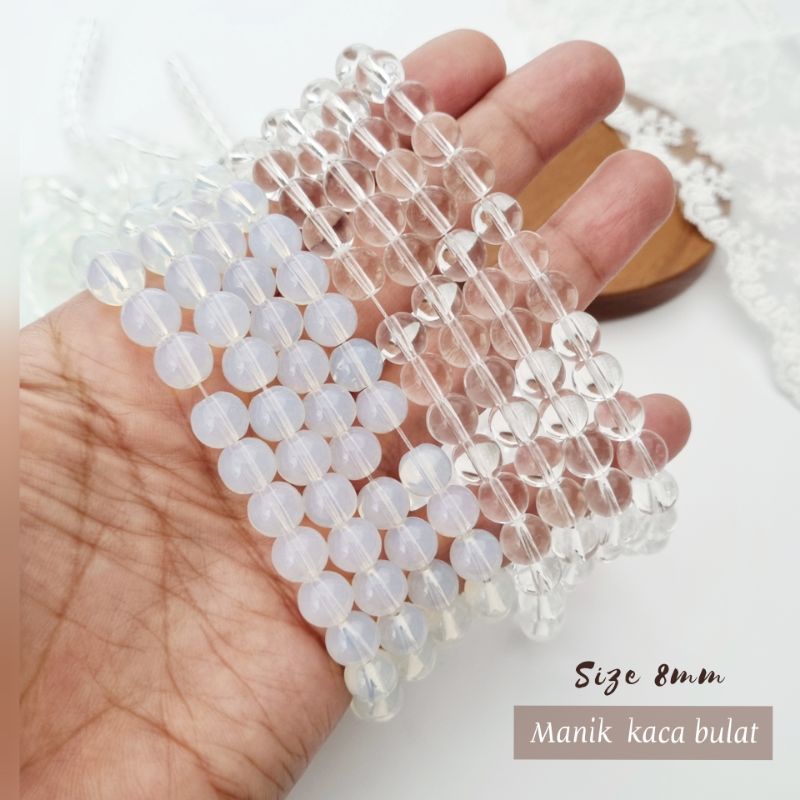 Jual Manik Kaca Bulat 8mm | Shopee Indonesia
