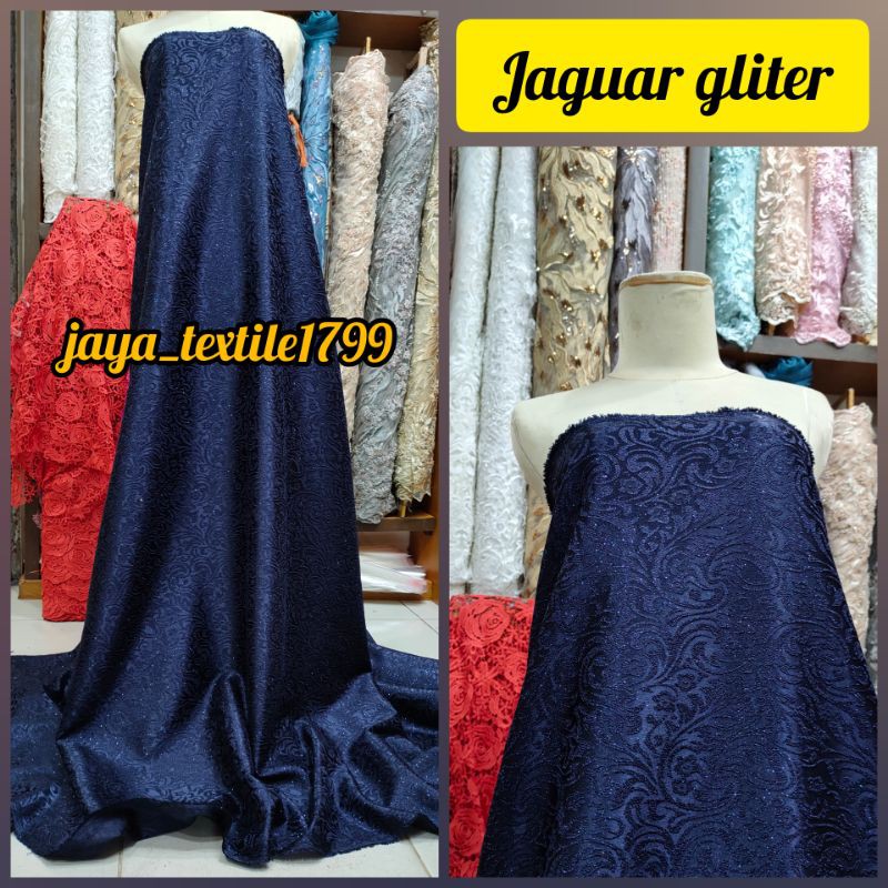 Jual MURAH..!!! KAIN BAHAN JAGUAR PREMIUM / JAGUAR GLITER/harga 0,5m | Shopee Indonesia