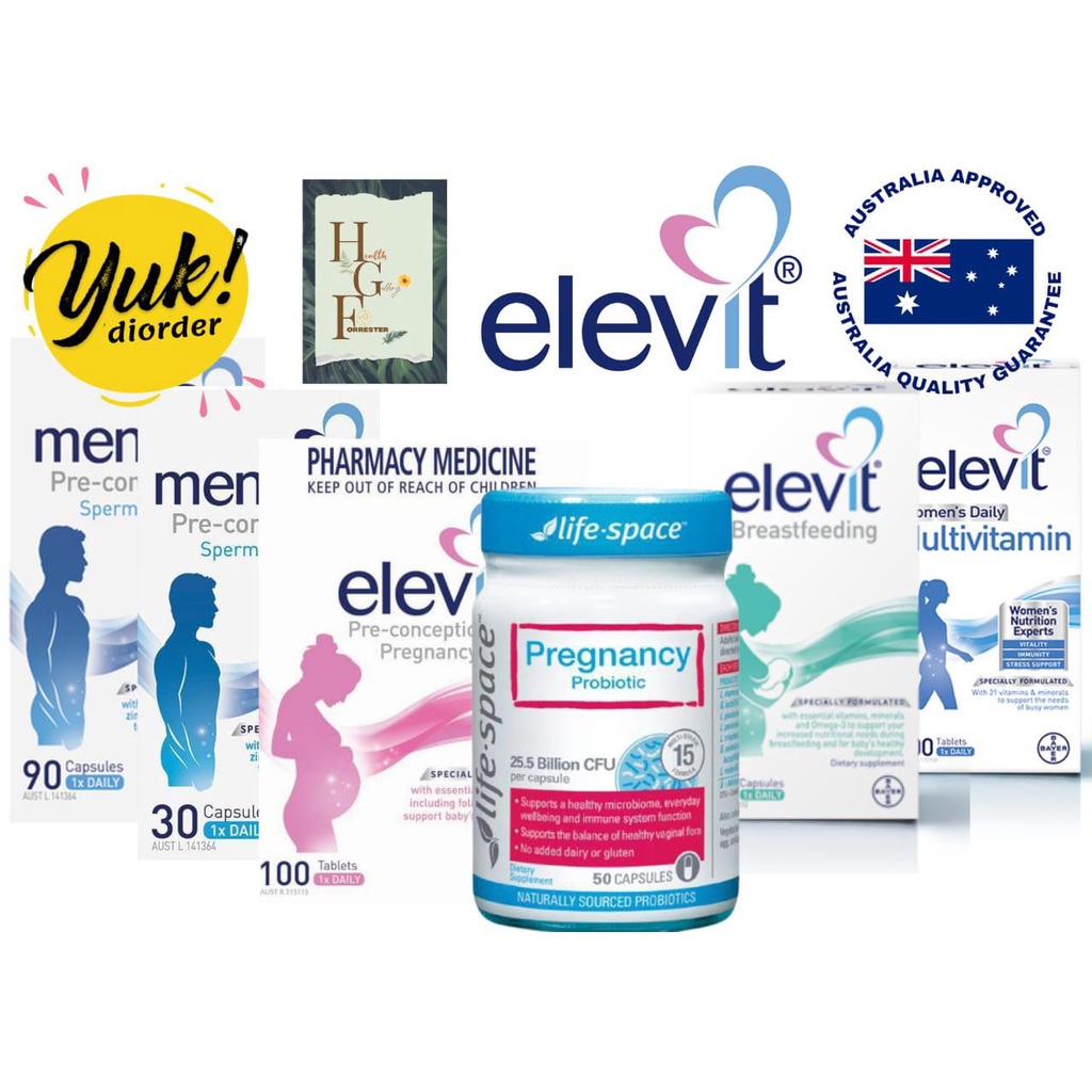 Jual ELEVIT Preconception and pregnancy with iodine ,MENEVIT ...