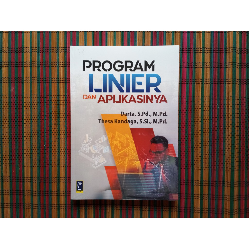 Jual PROGRAM LINEAR DAN APLIKASINYA --Darta S.Pd M.Pd Indonesia|Shopee ...