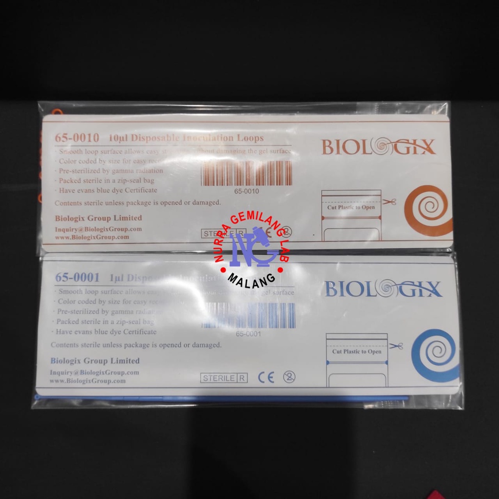 Jual Jarum Ose Disposable Biologix / Disposable Inoculation Loops ...