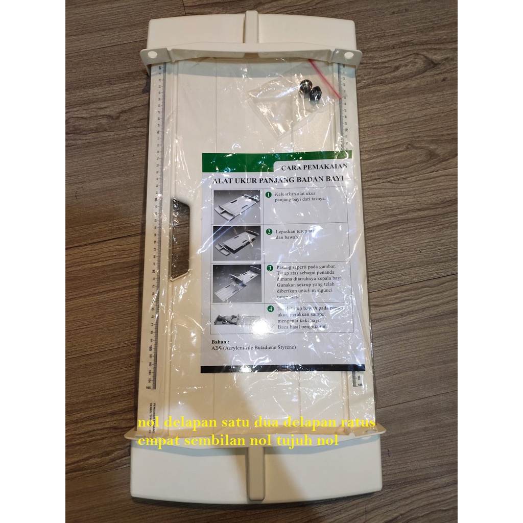 Jual Alat Ukur Panjang Bayi - Baby Length Board - Pengukur Panjang Bayi ...