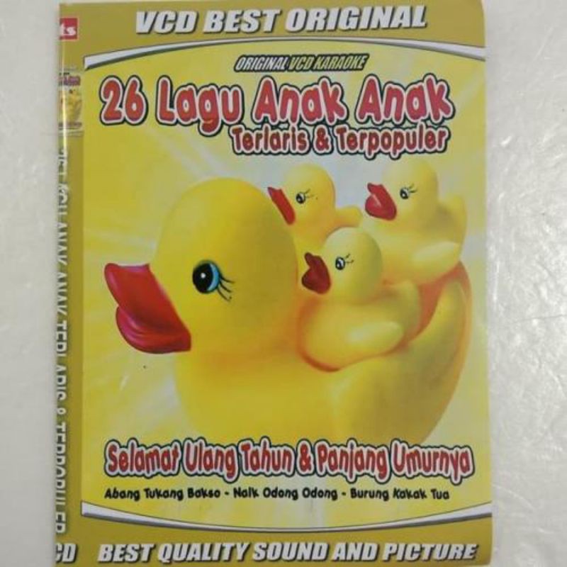 Jual Kaset VCD BEST ORIGINAL 26 LAGU ANAK ANAK TERLARIS & TERPOPULER Indonesia|Shopee Indonesia