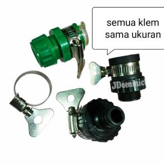 Jual klem stainless steel - water hose clamp klemp selang air besi baja ...
