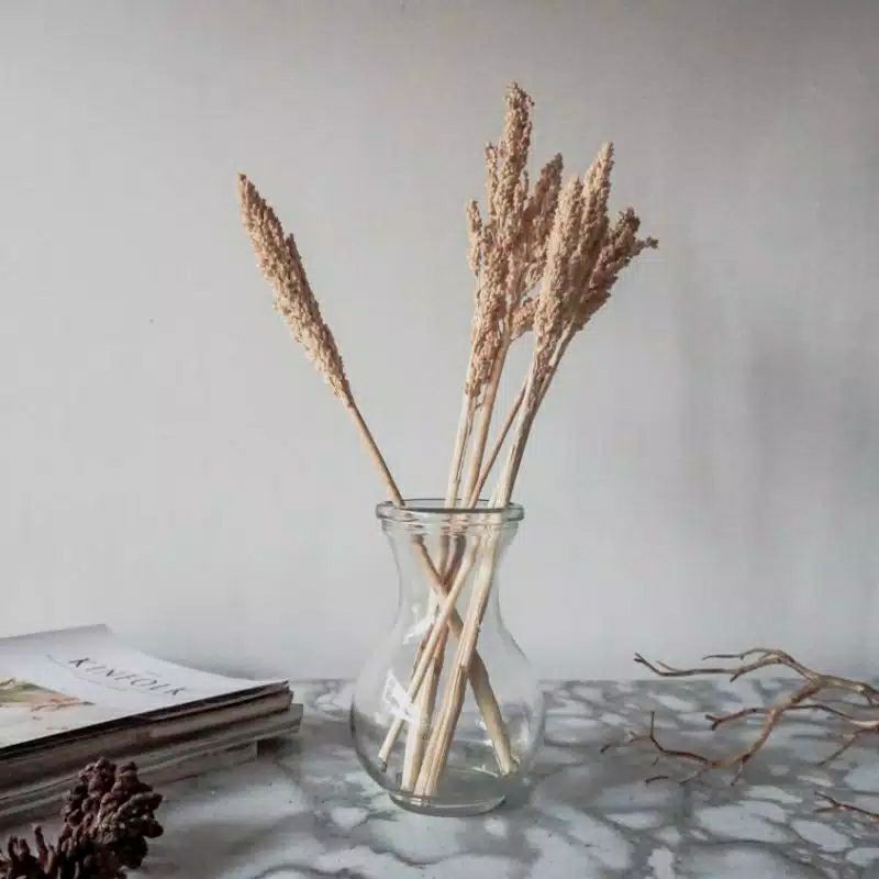 Jual Vas bunga scandinavian/nordic/rustic/folk/aesthetic warna clear ...