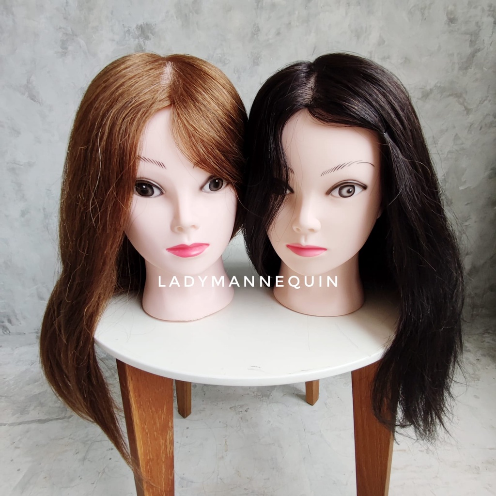 Jual LADY MANNEQUIN (FLEUR) Manekin Rambut Kepala / Patung Rambut ...
