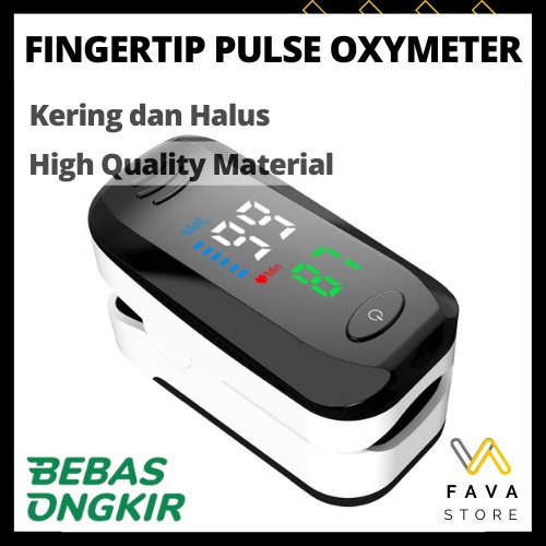 Jual Fingertip Pulse Oxymeter Oximeter Oksimeter Alat Ukur Oxygen Darah ...