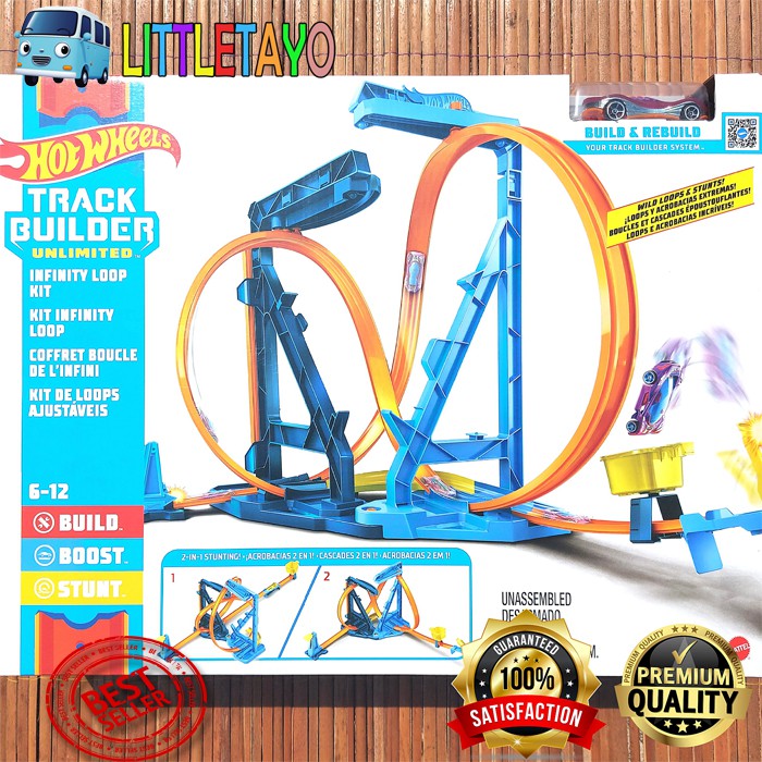 Jual HOTWHEELS UNLIMITED INFINITY LOOP KIT PLAY SET TRACK BUILDER BUILD ...