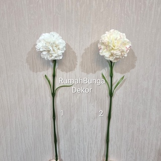 Jual Bunga Carnation Anyelir Artificial Latex x1 ( Ada 10 Warna , HARGA ...