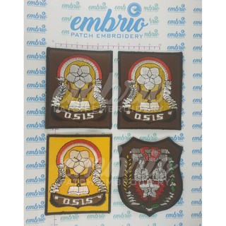 Jual Emblem OSIS SMA SMP SD Patch Bordir OSIS SMP SCH-002 Emblem Logo ...
