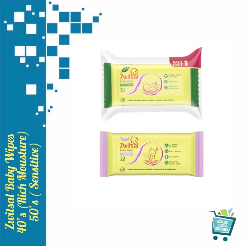 Jual Zwitsal Baby Wipes / Zwitsal Tissue Basah / Tisu Basah Zwitsal ...