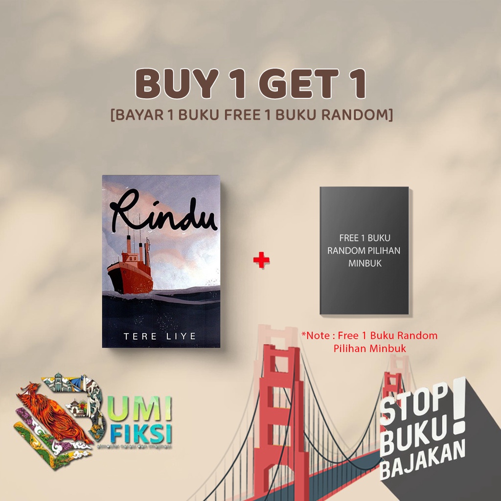 Jual Buku Bacaan Novel | Rindu By Tere Liye - BUMIFIKSI | Shopee Indonesia