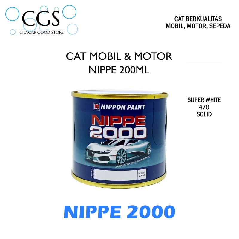 Jual CAT NIPPE SUPER WHITE 470 200ml - cat nippe putih - cat nippe ...