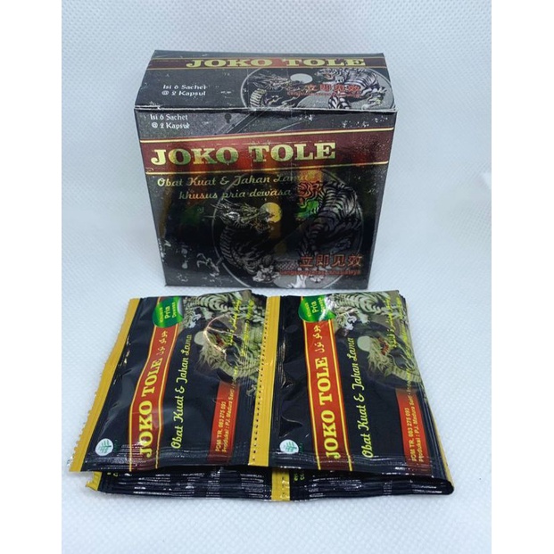 Jual JOKO TOLE ORIGINAL KAPSUL PENAMBAH STAMINA PRIA DEWASA | Shopee Indonesia