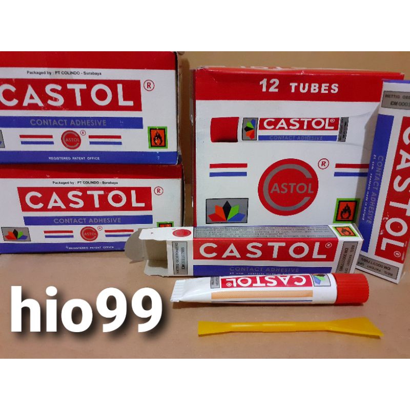Jual LEM CASTOL TANGGUNG ORIGINAL 21 CC SERBAGUNA CONTACT ADHESIVE TUBE ...