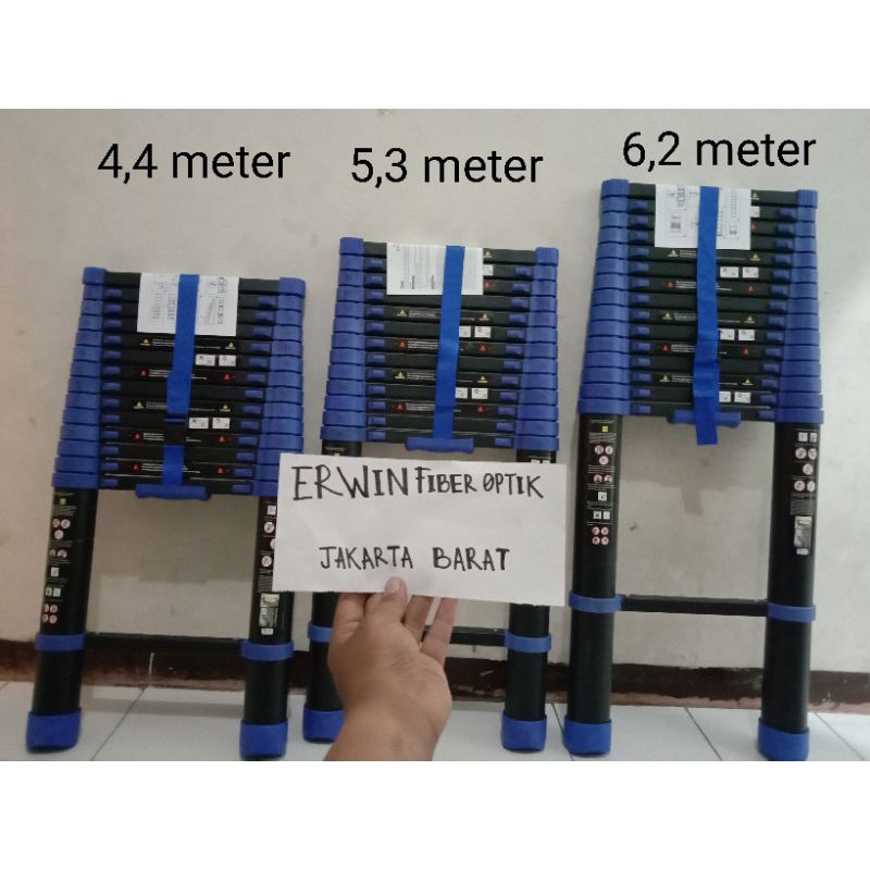 Jual Tangga single 4,4 meter AMG Telescopic Ladder | Shopee Indonesia