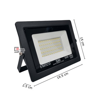 Jual Emico Lampu Sorot SMD LED 50 watt SNI IP65 Lampu Tembak Floodlight utk Panggung / Outdoor ...