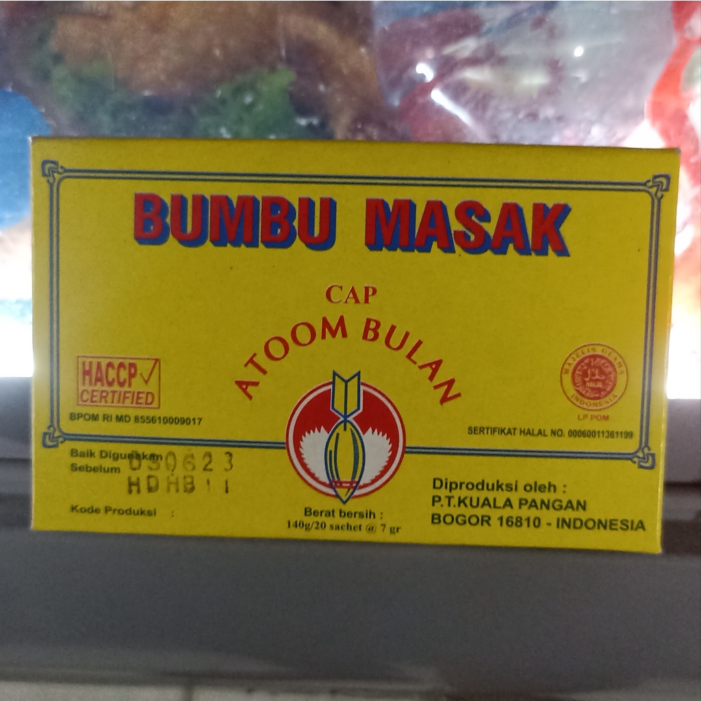 Jual Atom Bulan Bumbu Masak isi 20pcs 140gram | Shopee Indonesia