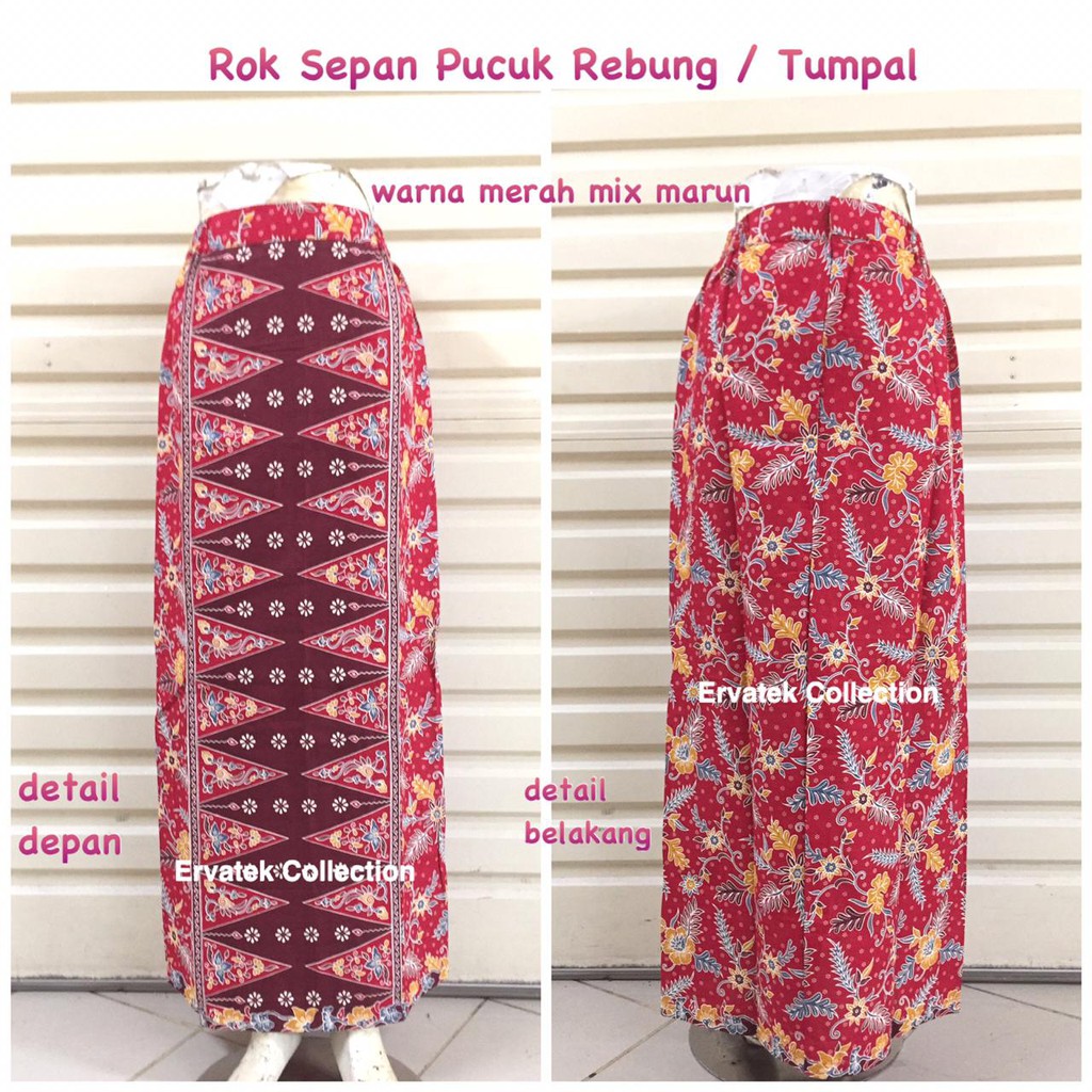 Jual Rok Sepan Tumpal ST17 Motif Batik Pucuk Rebung / Tumpal Betawi ...