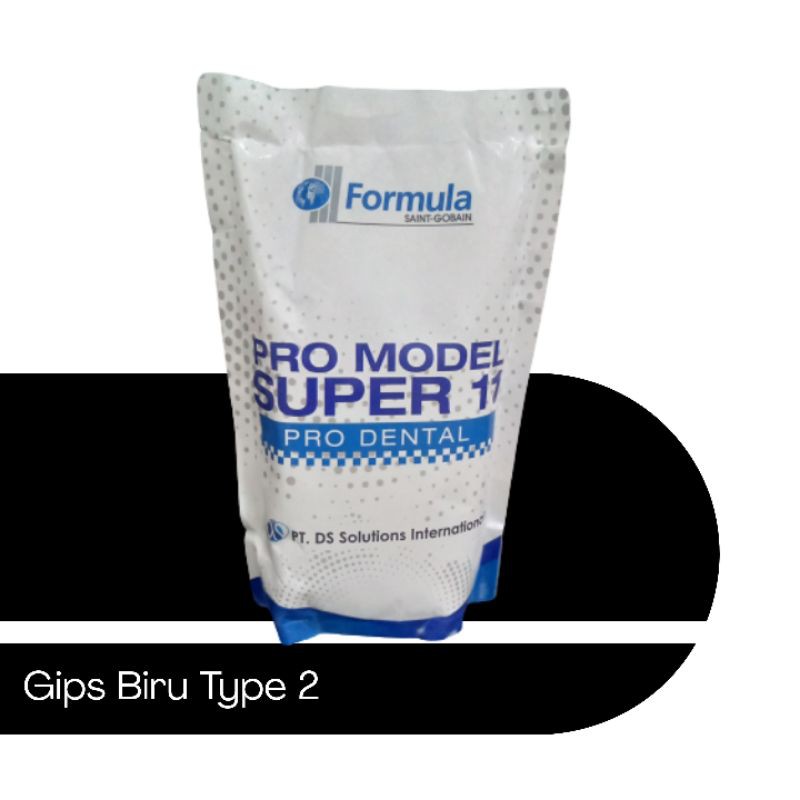 Jual Gips pro model dental gips stone type II biru Indonesia|Shopee ...