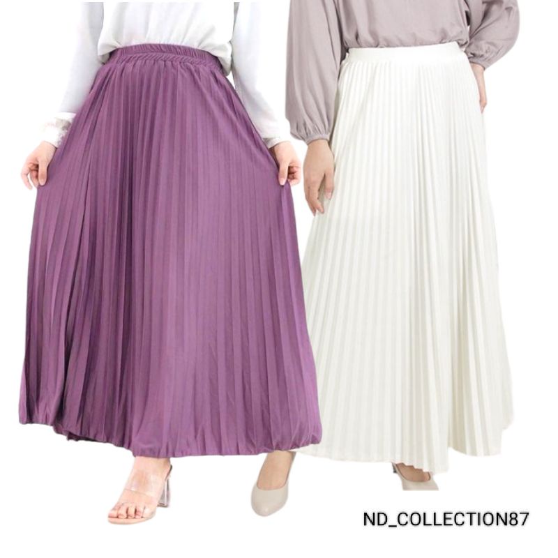 Jual ROK PLISKET Premium Bawahan wanita Rampel Jersey Hyget Mayung Termurah | Shopee Indonesia