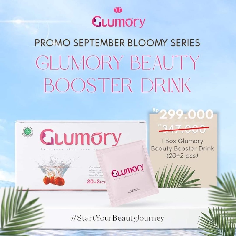 Jual Glumory Collagen isi 22 sachet Minuman kecantikan Glumory Beauty ...