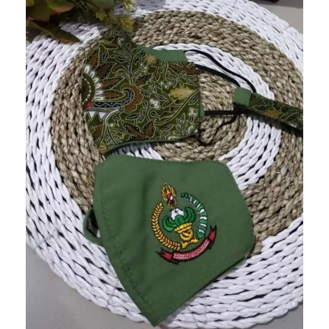 Jual Masker Batik Bolak Balik PSH logo Persit | Shopee Indonesia