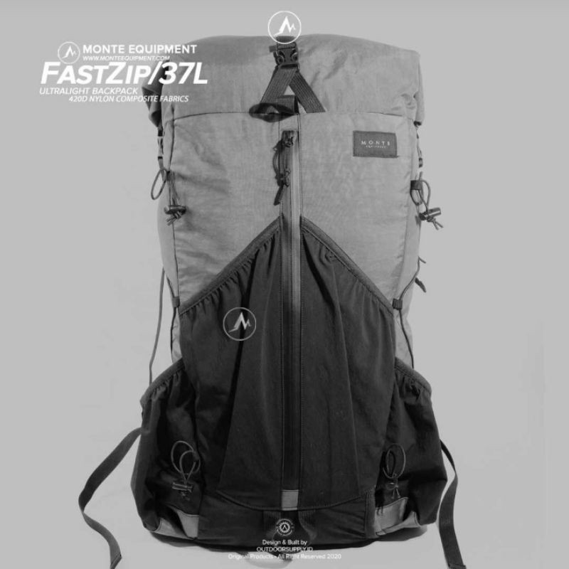Jual tas gunung Monte Fastzip 37L - Ultralight Backpack | Shopee Indonesia