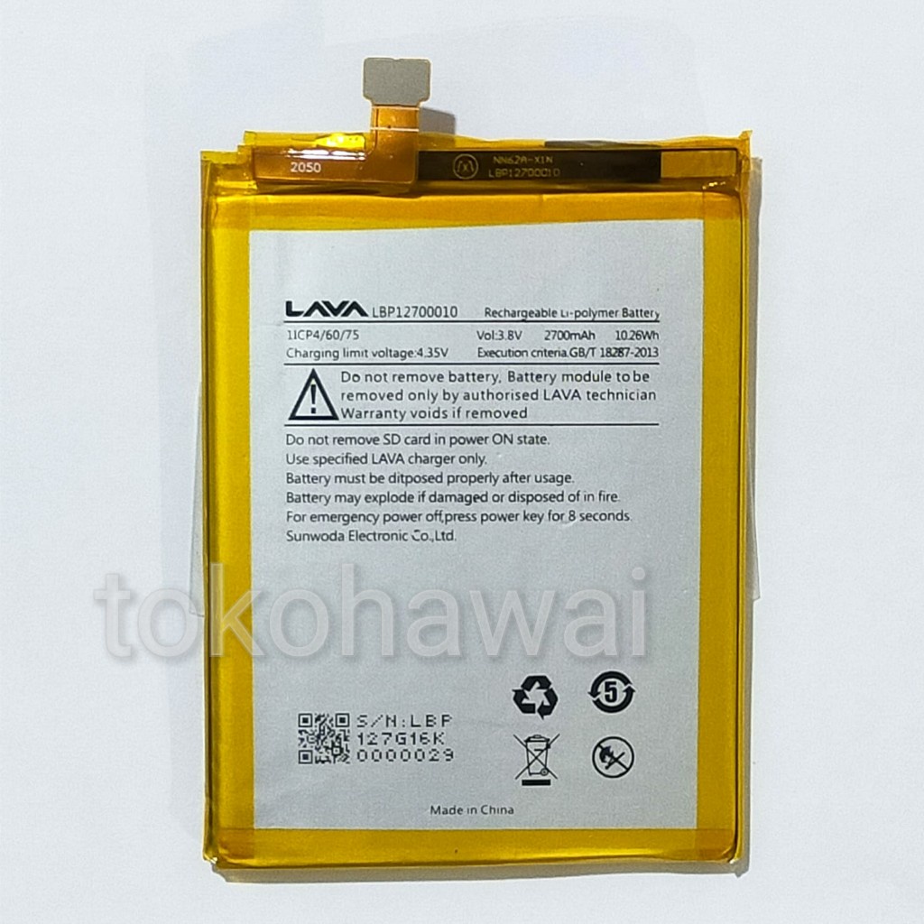 Jual Baterai Lava A3 Mini LBP12700010 Original Batre Batrai HP | Shopee ...